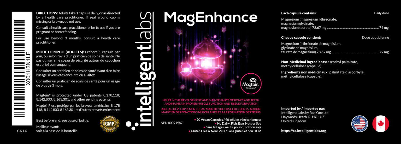 MagEnhance: the Best Magnesium Complex - Intelligent Labs CA