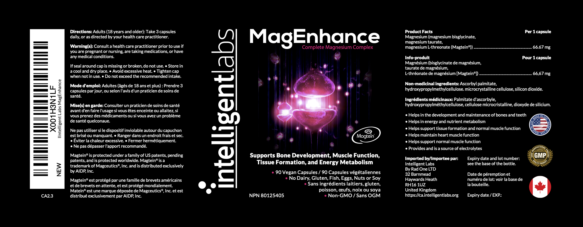 Magenhance Magnesium Complex - Intelligent Labs