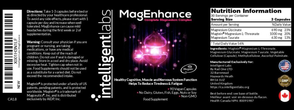 MagEnhance: the Best Magnesium Complex - Intelligent Labs CA
